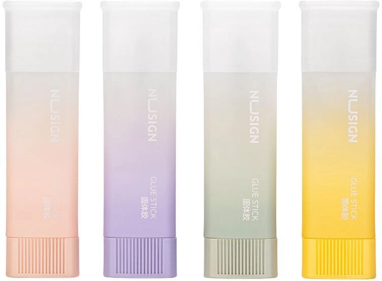 Клей-карандаш Deli NS148 8гр корп. ассорти прозрачный усиленный Nusign