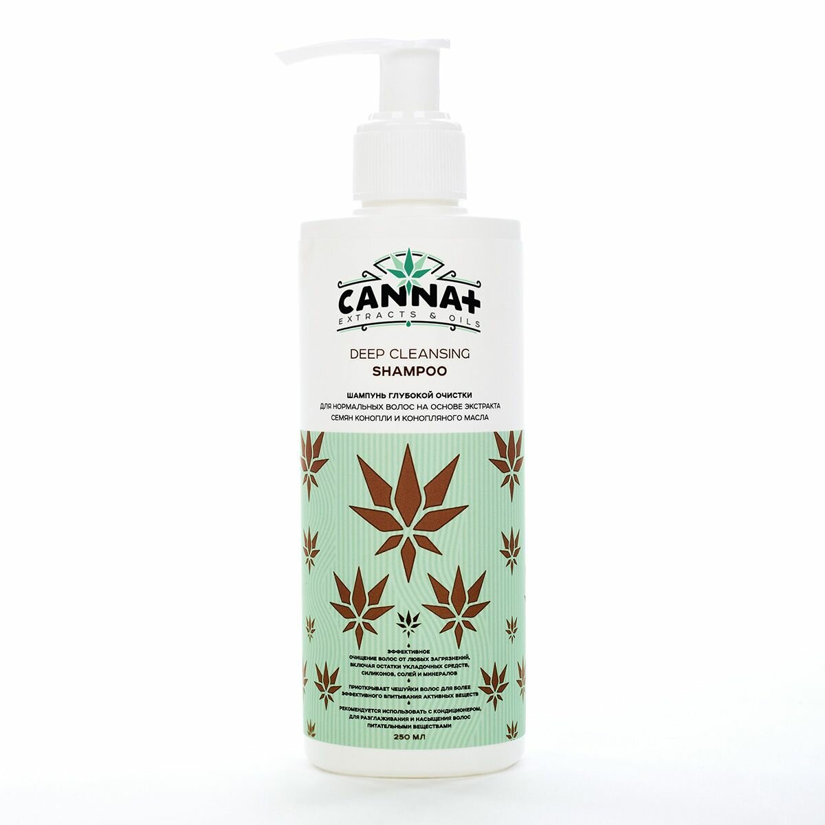 Шампунь Deep Cleansing Shampoo - 250 мл. Производитель - Canna+, Россия
