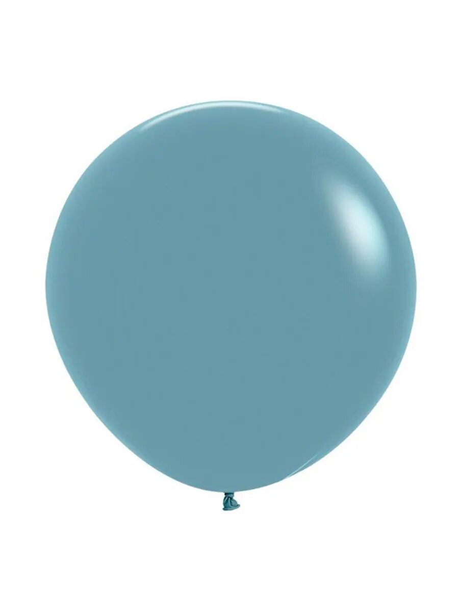 Лазурный голубой, Пастель / Blue, латексный шар (24"/60 см ) 3 шт. / SEMPERTEX, Колумбия