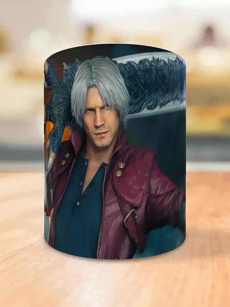 Кружка Dante (Красный плащ, Двойные пистолеты)