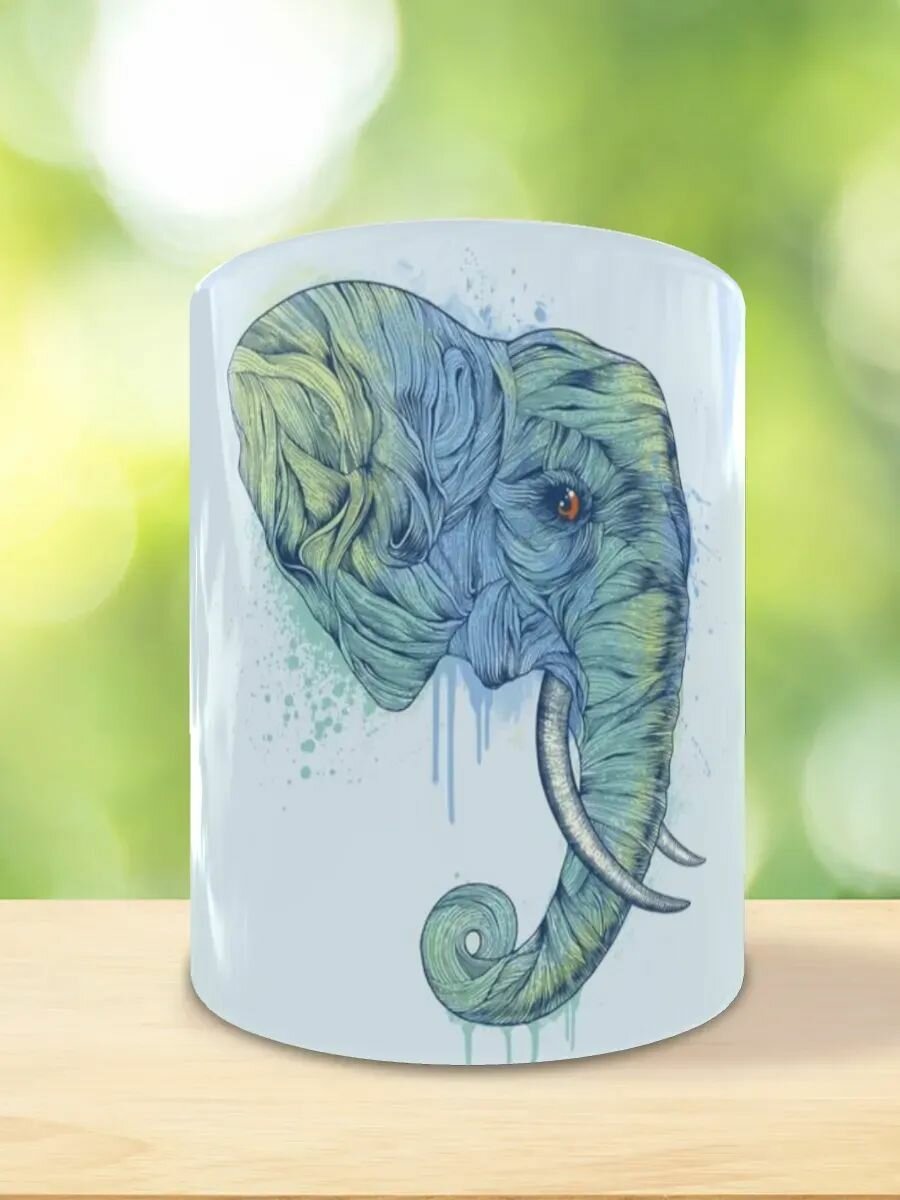 Кружка Художественный слон
