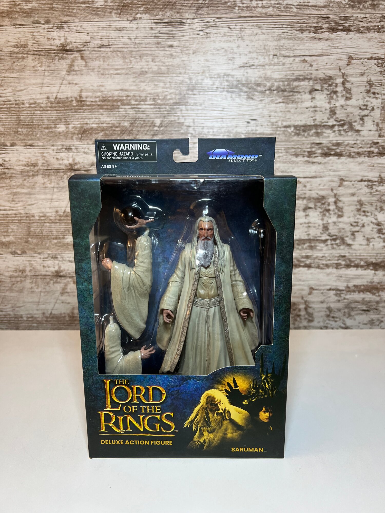 Фигурка Саруман, Властелин Колец , The Lord of the Rings, Saruman, Deluxe Action Figure, 20 см, от Diamond select