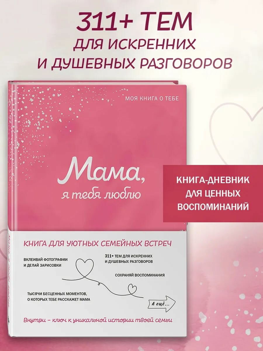 Мама, я тебя люблю! Моя книга о тебе. Подарок маме
