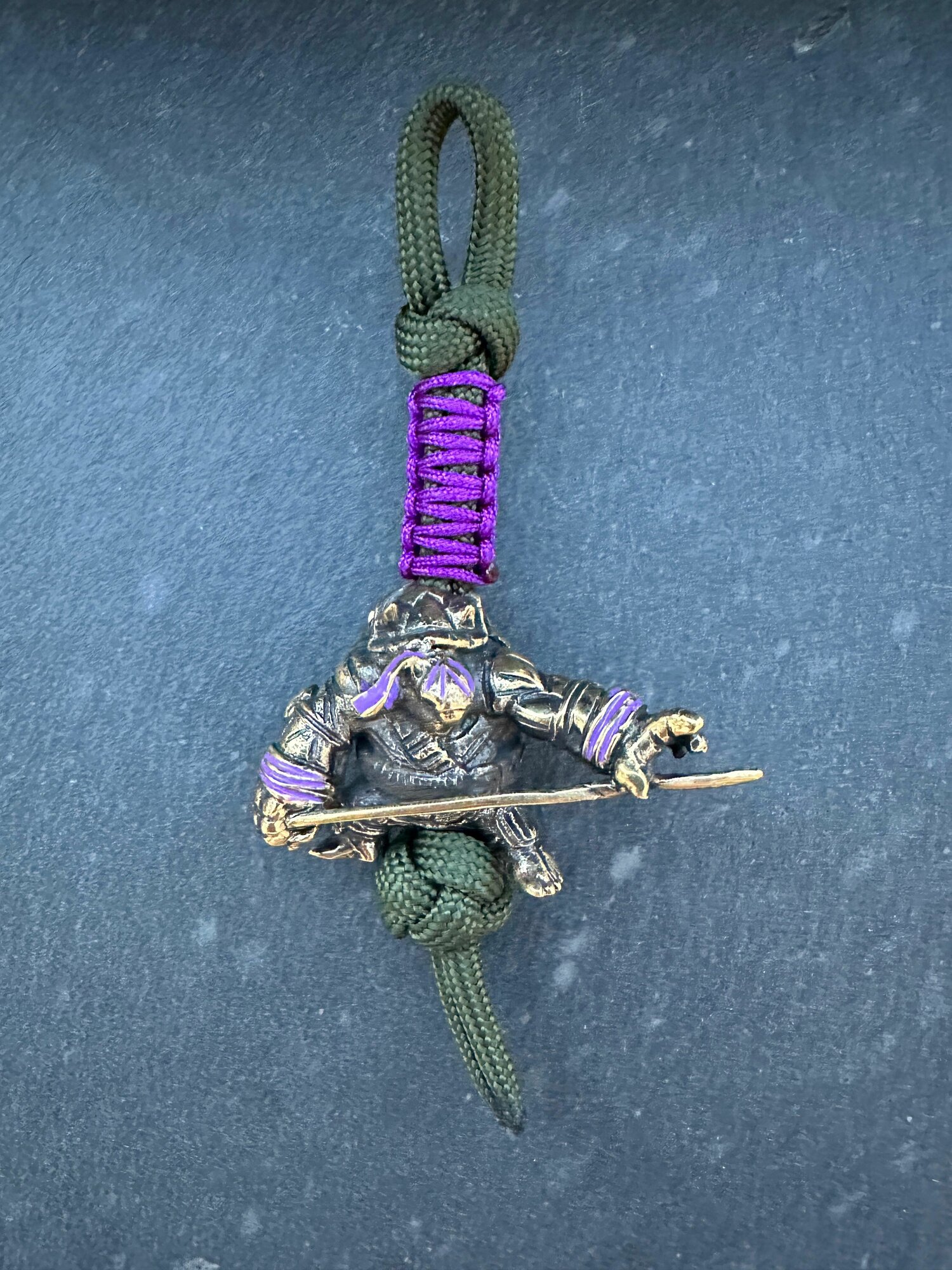 Темляк с латунной бусиной Дони (Черепашка)