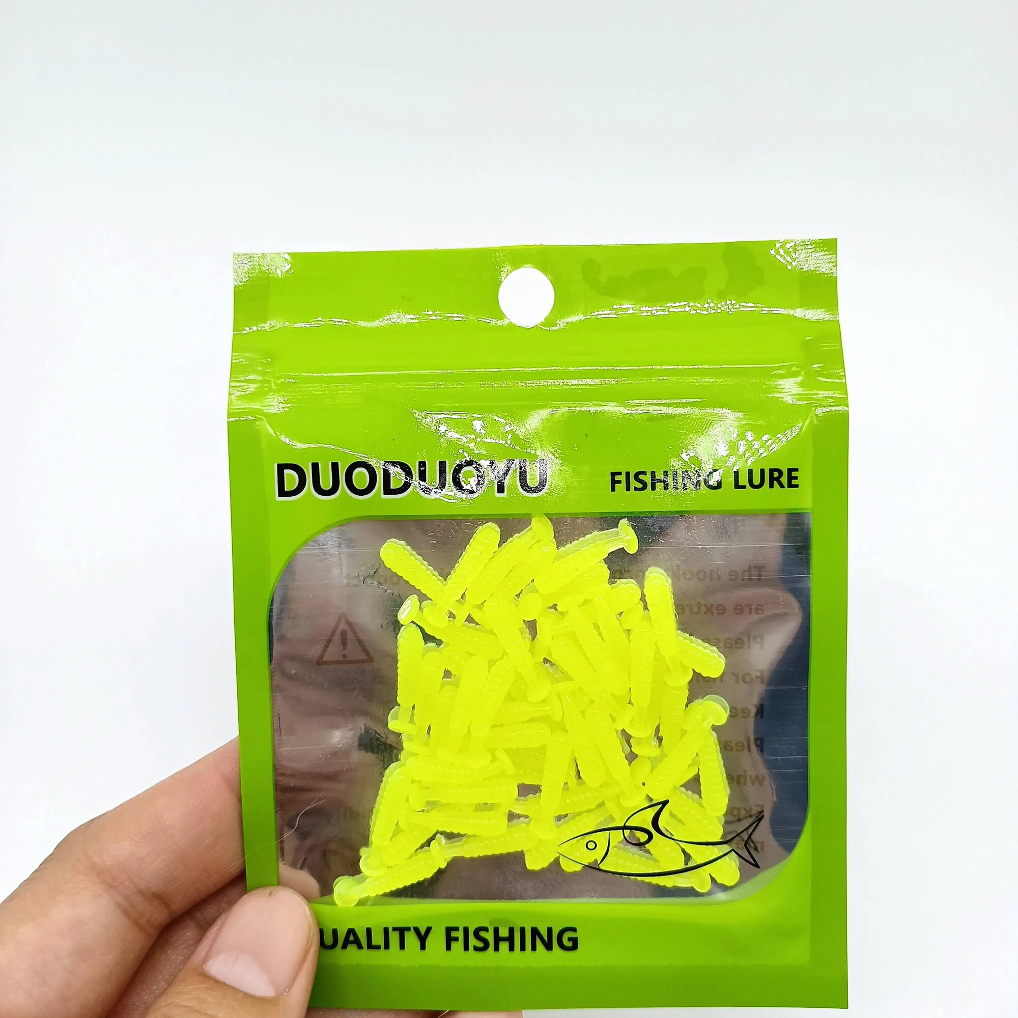 Набор приманок DUODUOYU, 100 шт, 15 мм, желтые