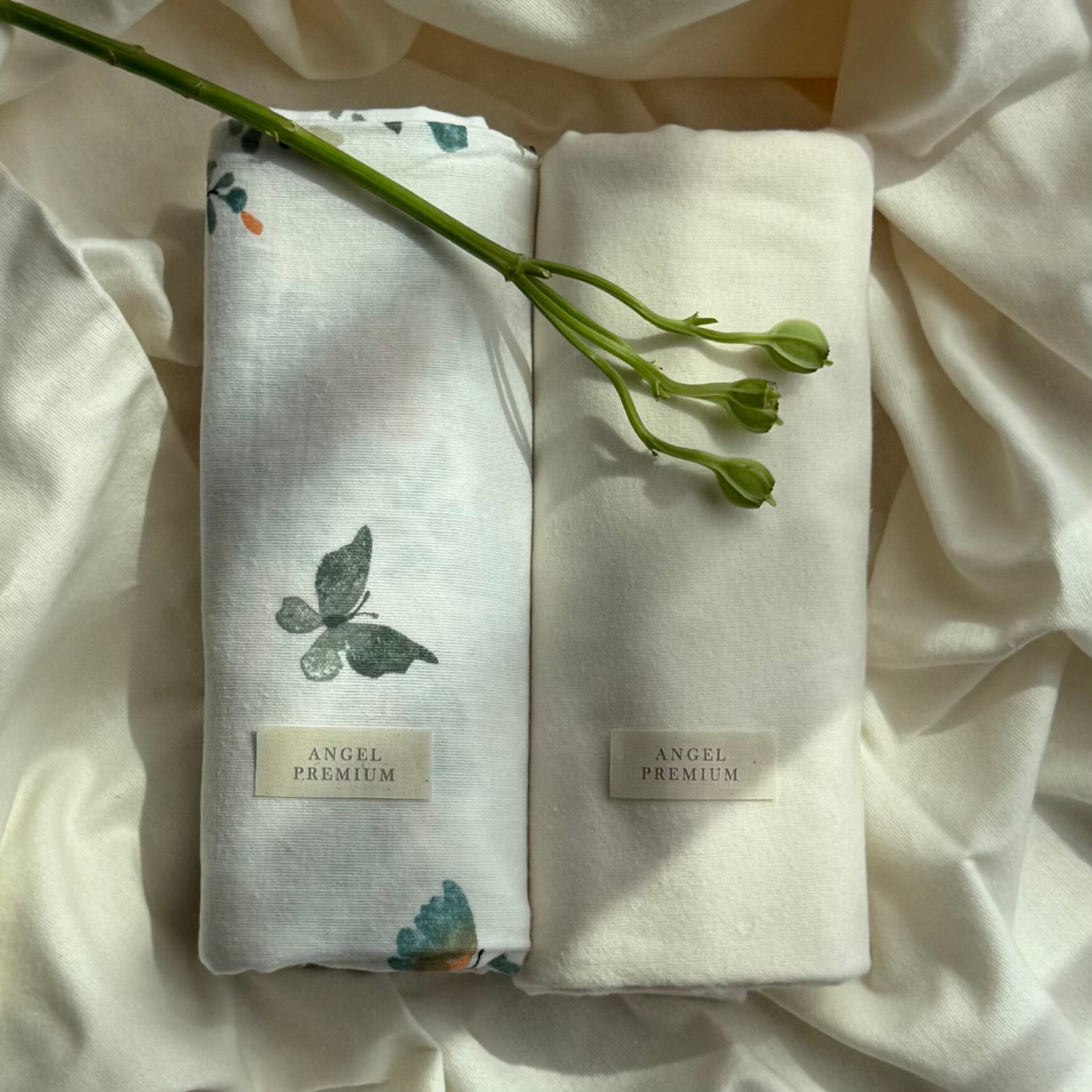 Набор больших фланелевых пеленок ANGEL PREMIUM