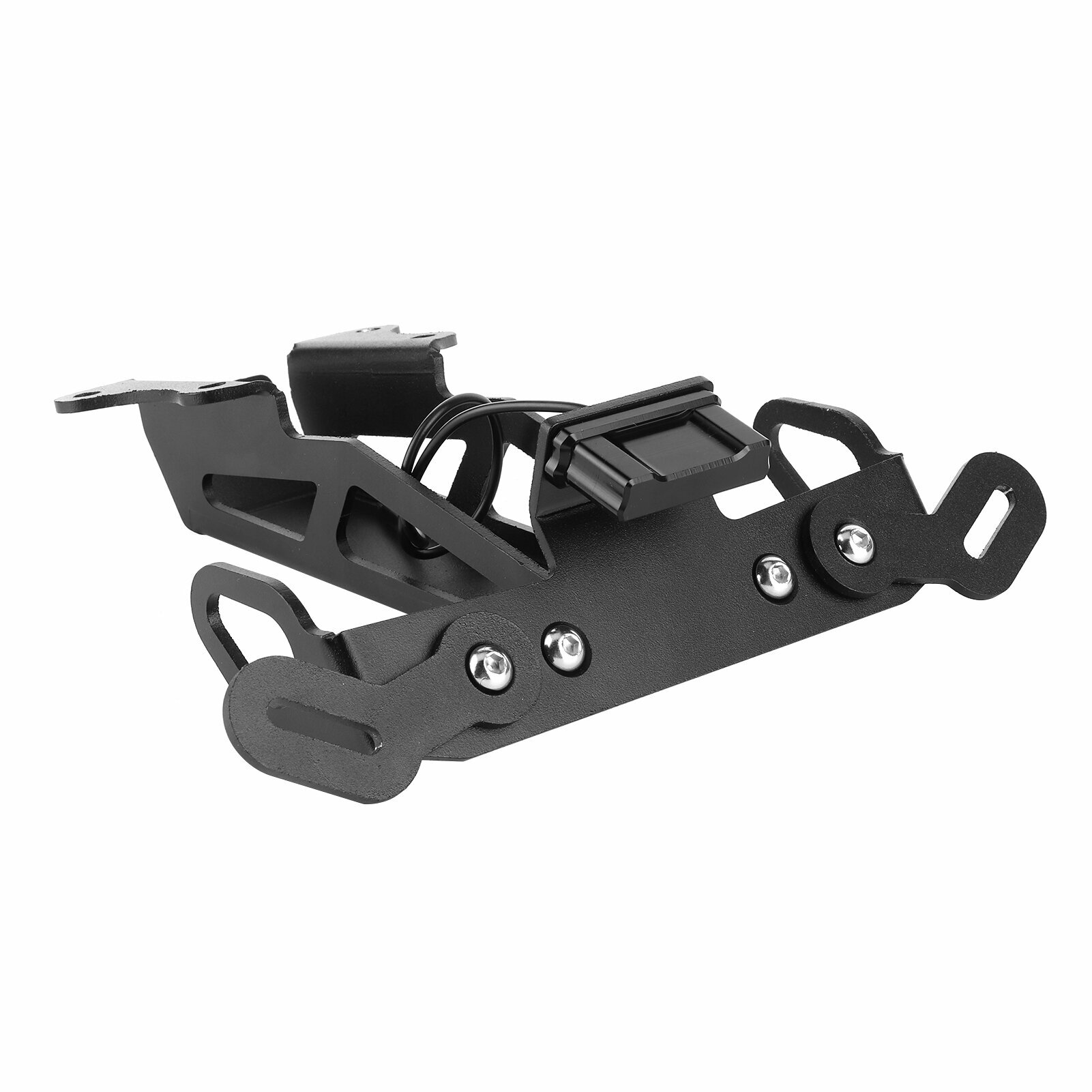 Держатель заднего номерного знака мотоцикла с белой светодиодной подсветкой, подходит для Yamaha MT‑09 Tracer FJ‑09