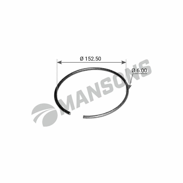 Кольцо стопорное ступицы для Мерседес арт 100010 MANSONS