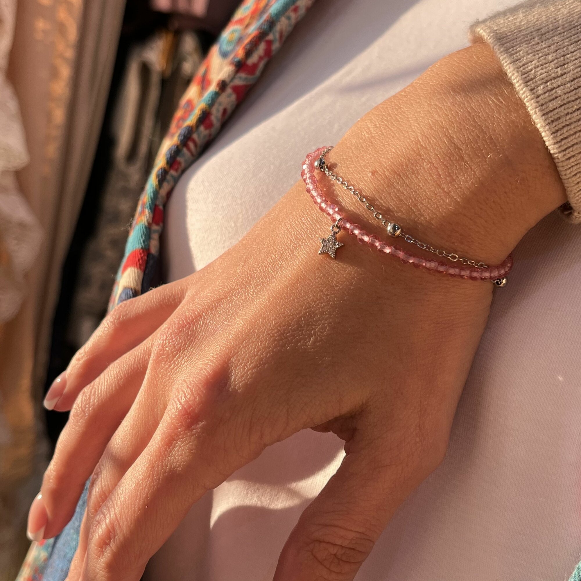 Браслет, шпинель синтетическая, шпинель