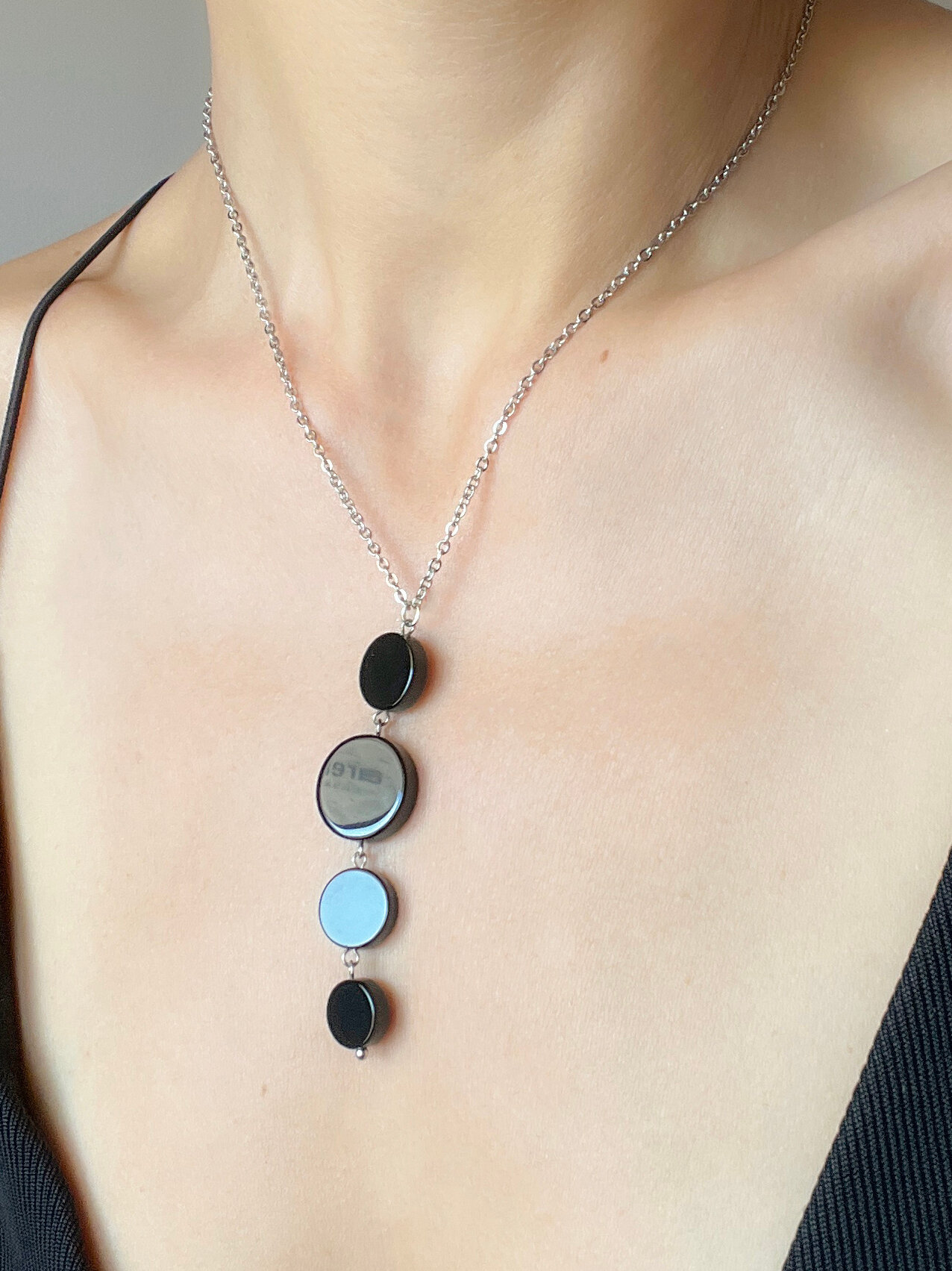 Колье, агат