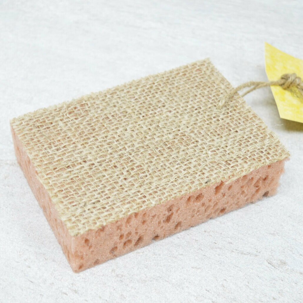 Губка банная "Hand made", 13х9х3,5 см, мягкое очищение и комфорт