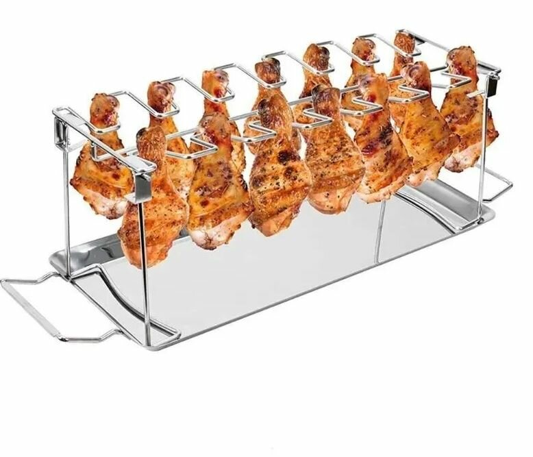 Подставка для куриных ножек и крылышек для гриля, барбекю, духовки, Куриная нога крыло стойки (не включают доски)
