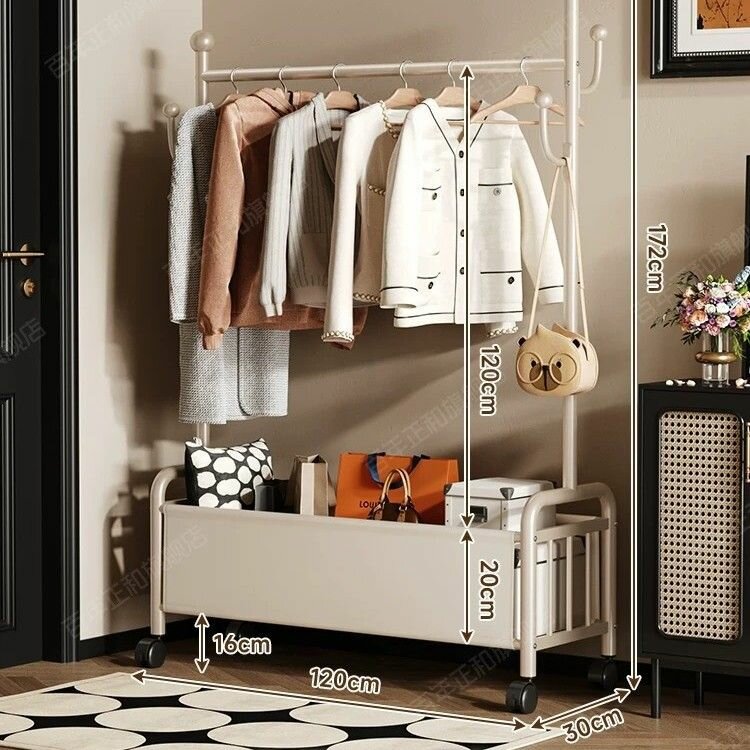 Сушильный шкаф; на колесиках; 120x30x172 см; белый; металлический материал