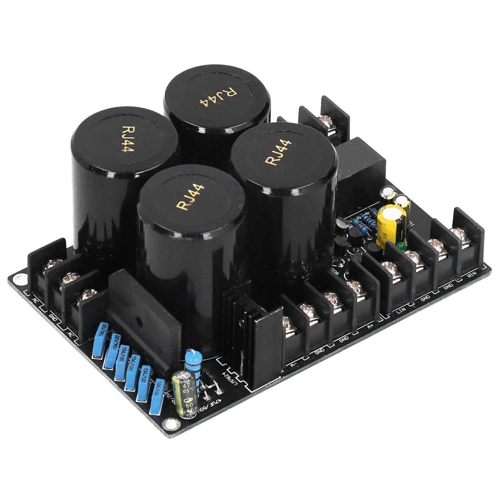 Модуль фильтровальной платы выпрямителя для усилителя блок питания набор для DIY электронных компонентов, материал PCB, входное напряжение переменного тока двойное до 34В, выходное напряжение постоянного тока 50В или ниже, номинальная выходная мощность