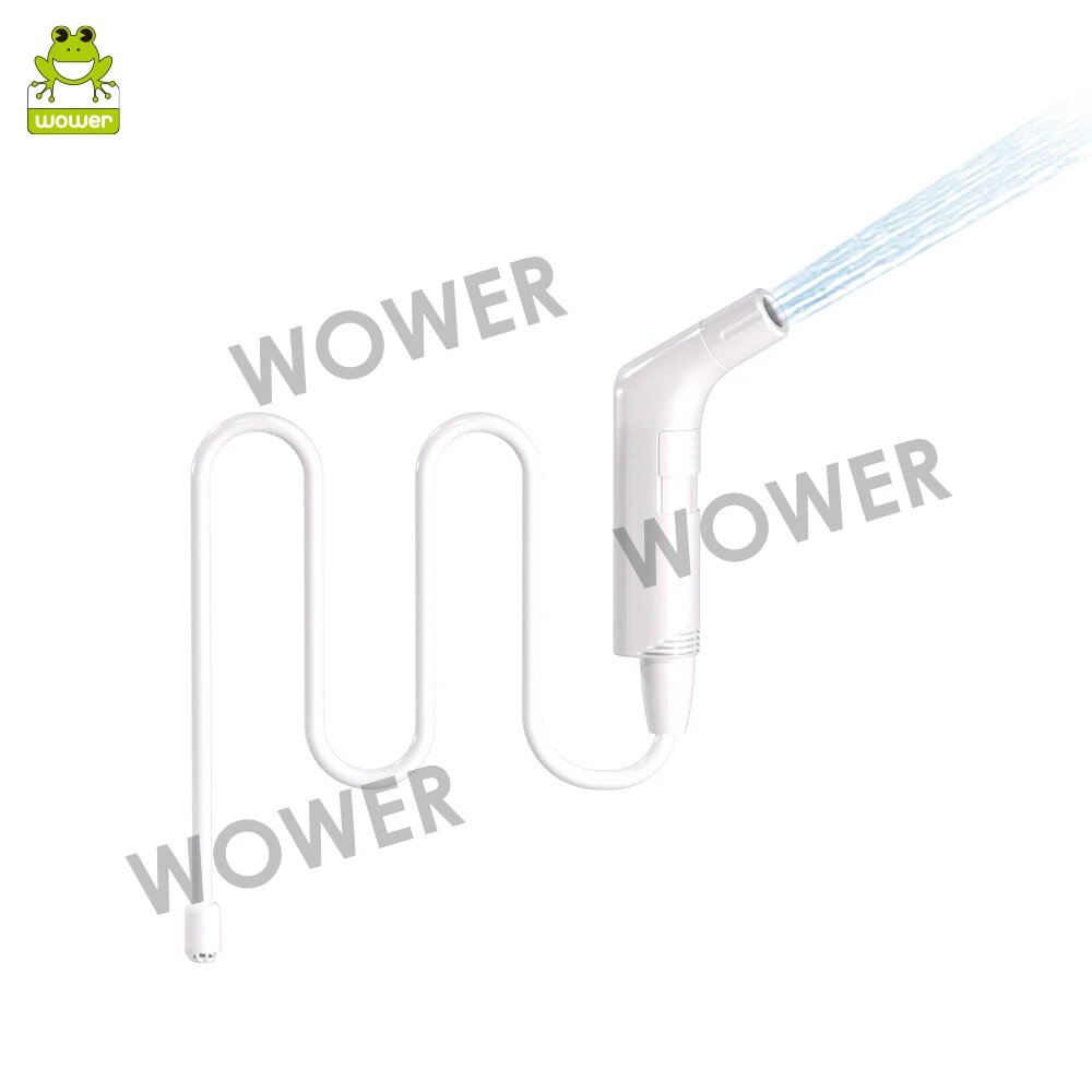 WOWER Портативный ручной распылитель для биде YF-2201-2M Only 2m Spayer-White