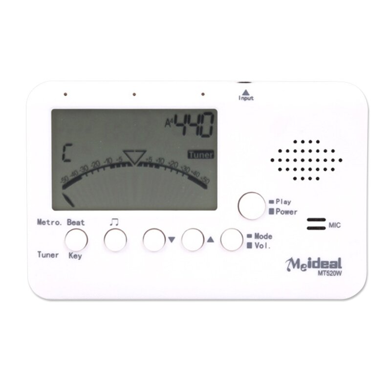 Портативный Хроматический Цифровой Тюнер 3 в 1 для Духовых Инструментов, Тюнер для Струнных Деревянных Духовых и Духовых Духовых Инструментов Маленький Компактный