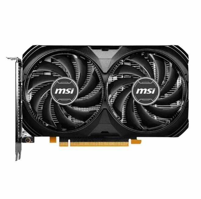Видеокарта MSI NVIDIA GeForce RTX 4060 Ventus 2X Black OC (RTX 4060 VENTUS 2X BLACK 8G OC) - PCI Express 4.0, 8 ГБ, GDDR6, 128 бит, HDMI, DisplayPort, GPU 2490 МГц