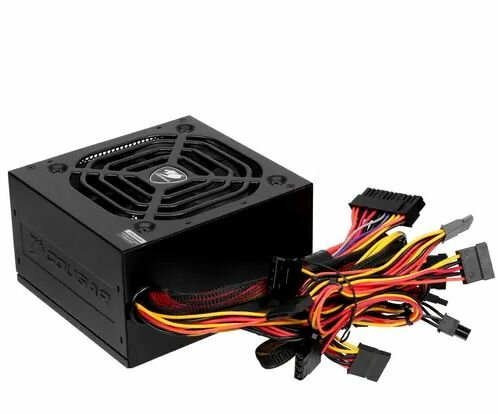 Блок питания Cougar STC 600 600W (CGR SC-600) черный - 600 Вт, ATX 20+4 пин, 4 pin + 4 pin CPU, 6 SATA, 2 x 6+2 pin PCI-E