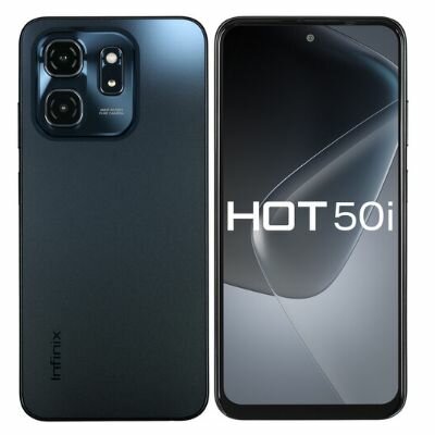 6,78" смартфон Infinix 50i 4/256 ГБ (X6531B 256+4) 2024, черный - 8 x 2 Ггц, 4 ГБ, 2 SIM, IPS, 1600x720, 48 Мп, 4G (LTE), 5000 мАч