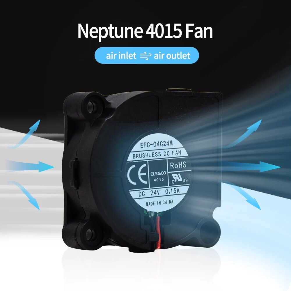 Вентилятор охлаждения Creativity 4015 для Neptune 4/4Pro