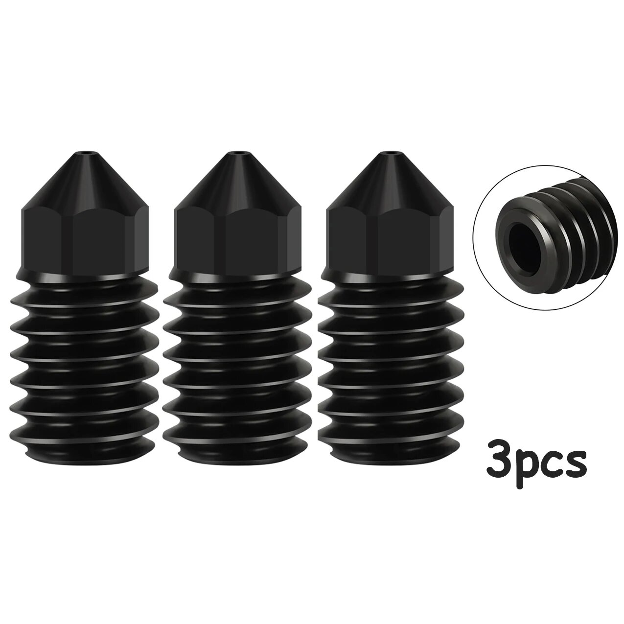 Сопло для Flashforge AD5X, новая версия, обновленные биметаллические сопла из закаленной стали, запасные части для 3D-принтера 0,2/0,4/0,6/0,8 мм