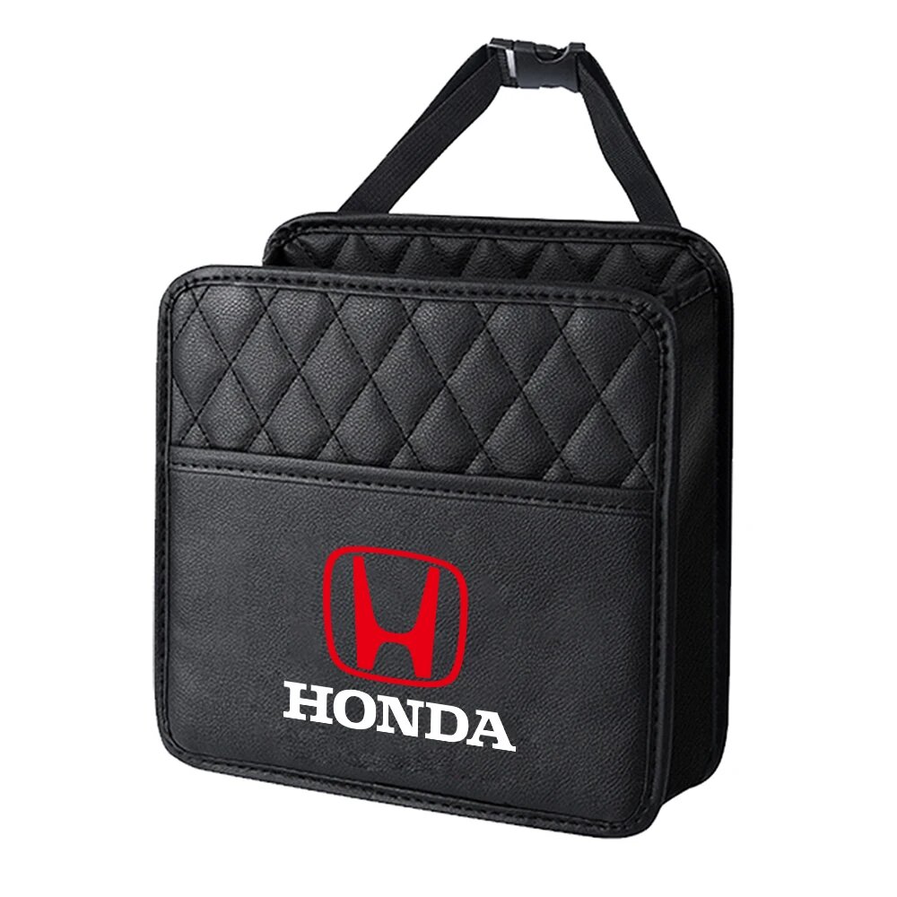 Сумка для хранения на заднем сиденье автомобиля из искусственной кожи, аксессуары с For Honda