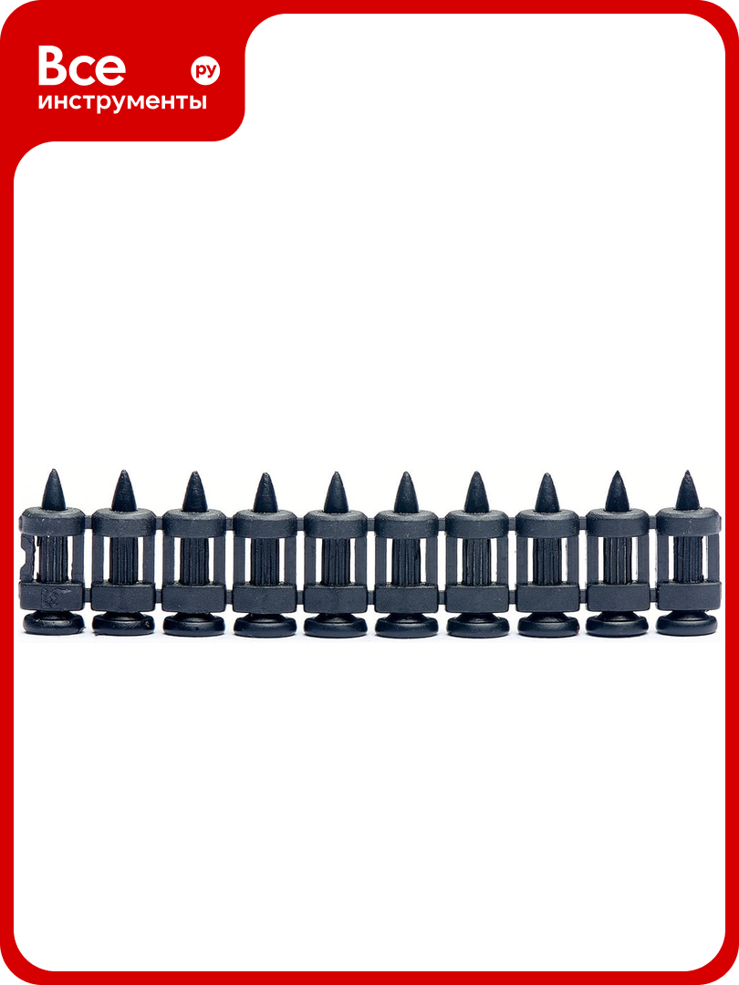 Гвозди по бетону кованые с ребрами жесткости PAULT 2.7x16 мм 1000 шт PAULT. RB2716 прочной конструкции