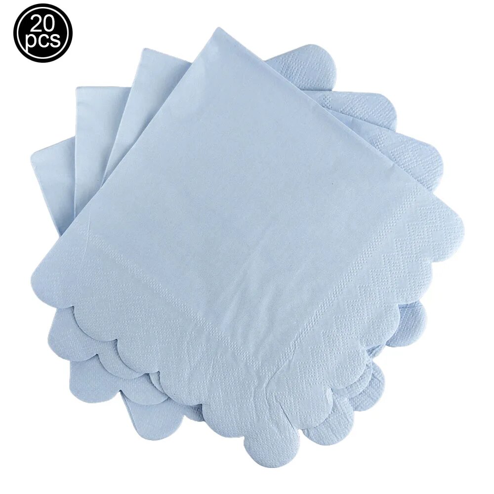 Одноразовая посуда для вечеринки "Медвежонок" Белый, napkin