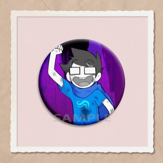 32/50/58 мм John Egbert, мягкие булавки на пуговицах, мультяшная аниме, кавайная брошь, значок для рюкзака, украшения одежды, модные подарки