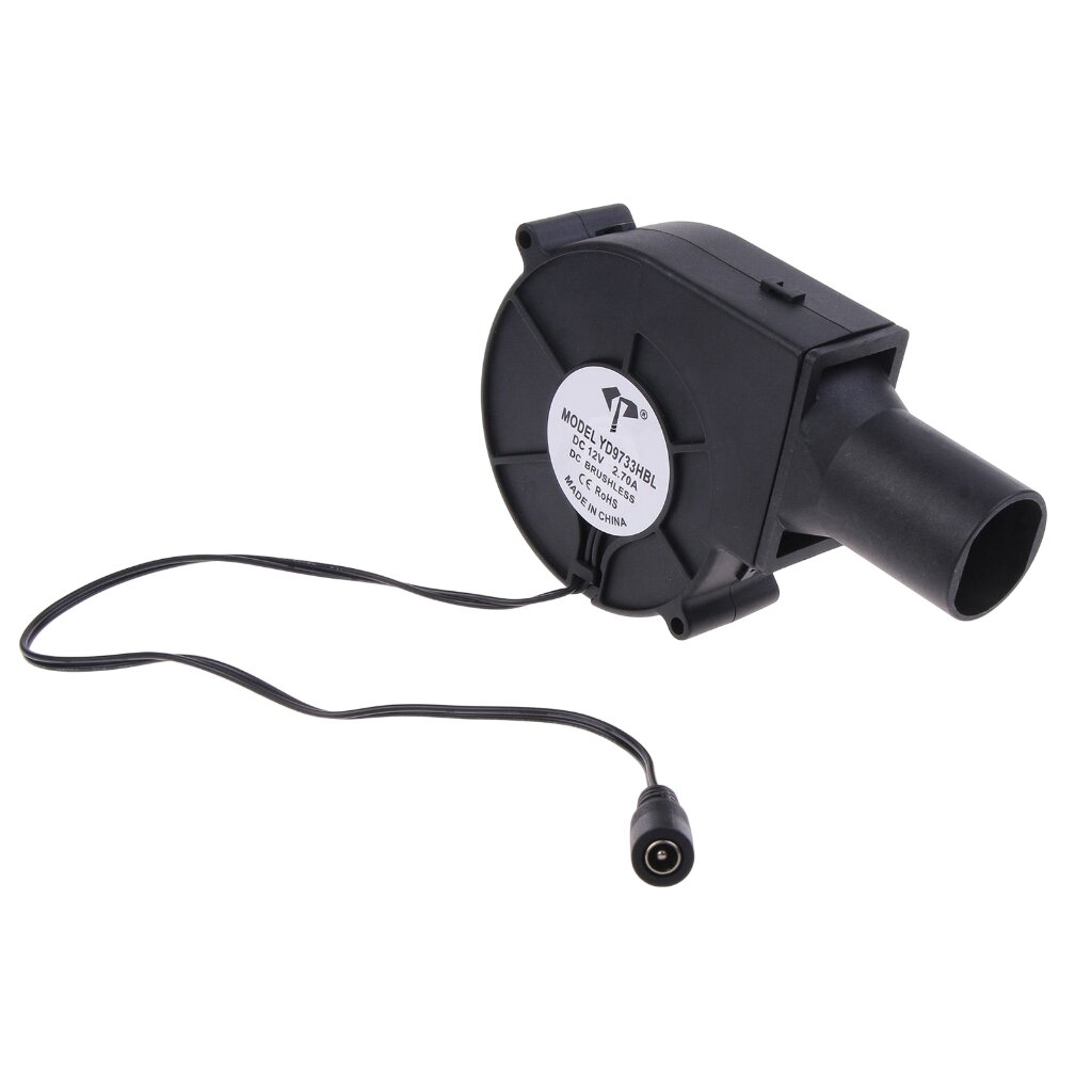 Большой объем воздуха высокоскоростной охлаждающий вентилятор 9733 турбо центробежный вентилятор часть 12v 2.7A 4600RPM мощность ветра 97x97x33mm