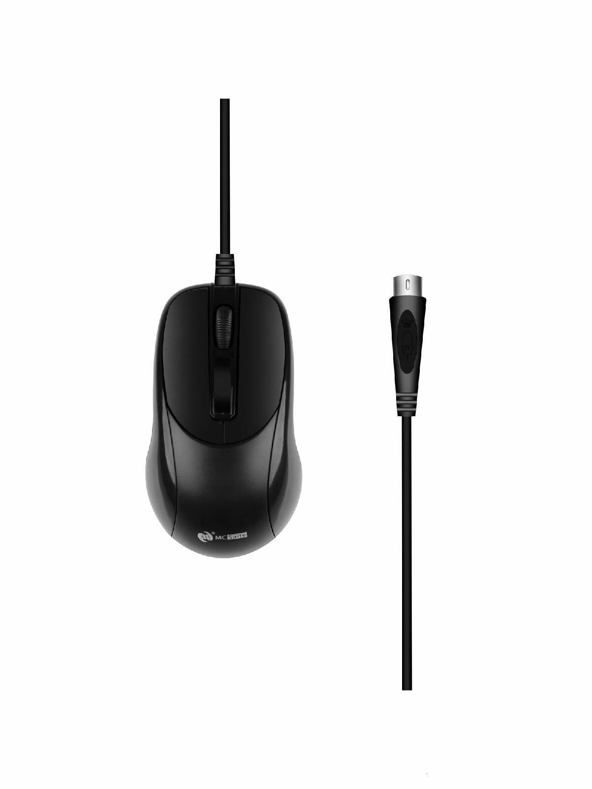 Мышь, Старомодная компьютерная проводная фотоэлектрическая мышь PS2 с круглым ртом