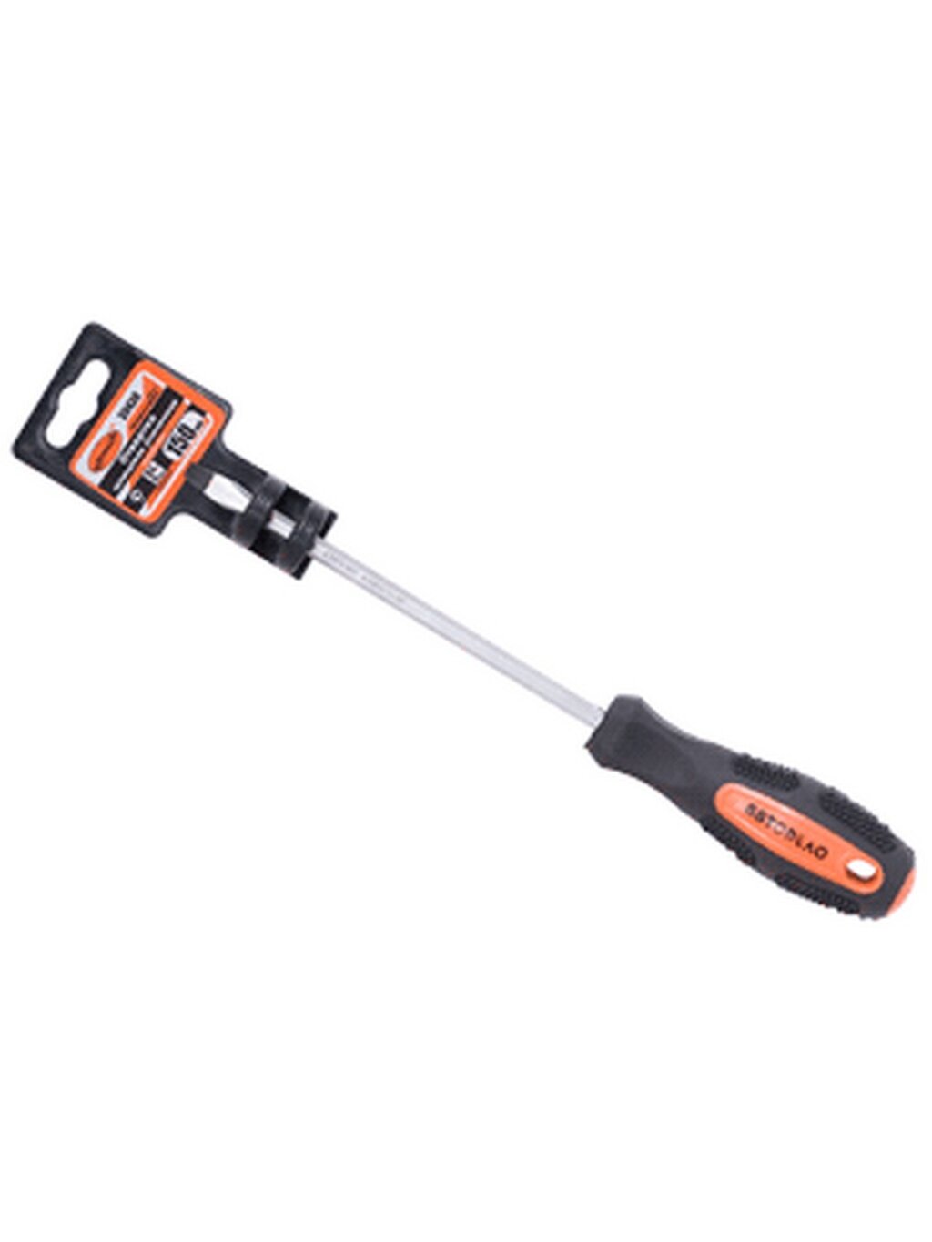 Отвертка шлицевая 9*250 мм "АвтоDело" (на держателе, усиленная, кв. стержень)