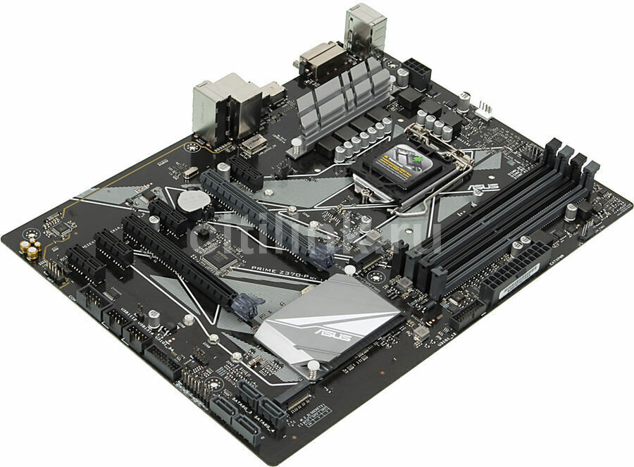 Материнская плата ASUS PRIME Z370-P (PRIME Z370-P) - LGA 1151v2, Intel Z370, 4хDDR4-4000 МГц, 2хPCI-Ex16, 2хM.2, ATX