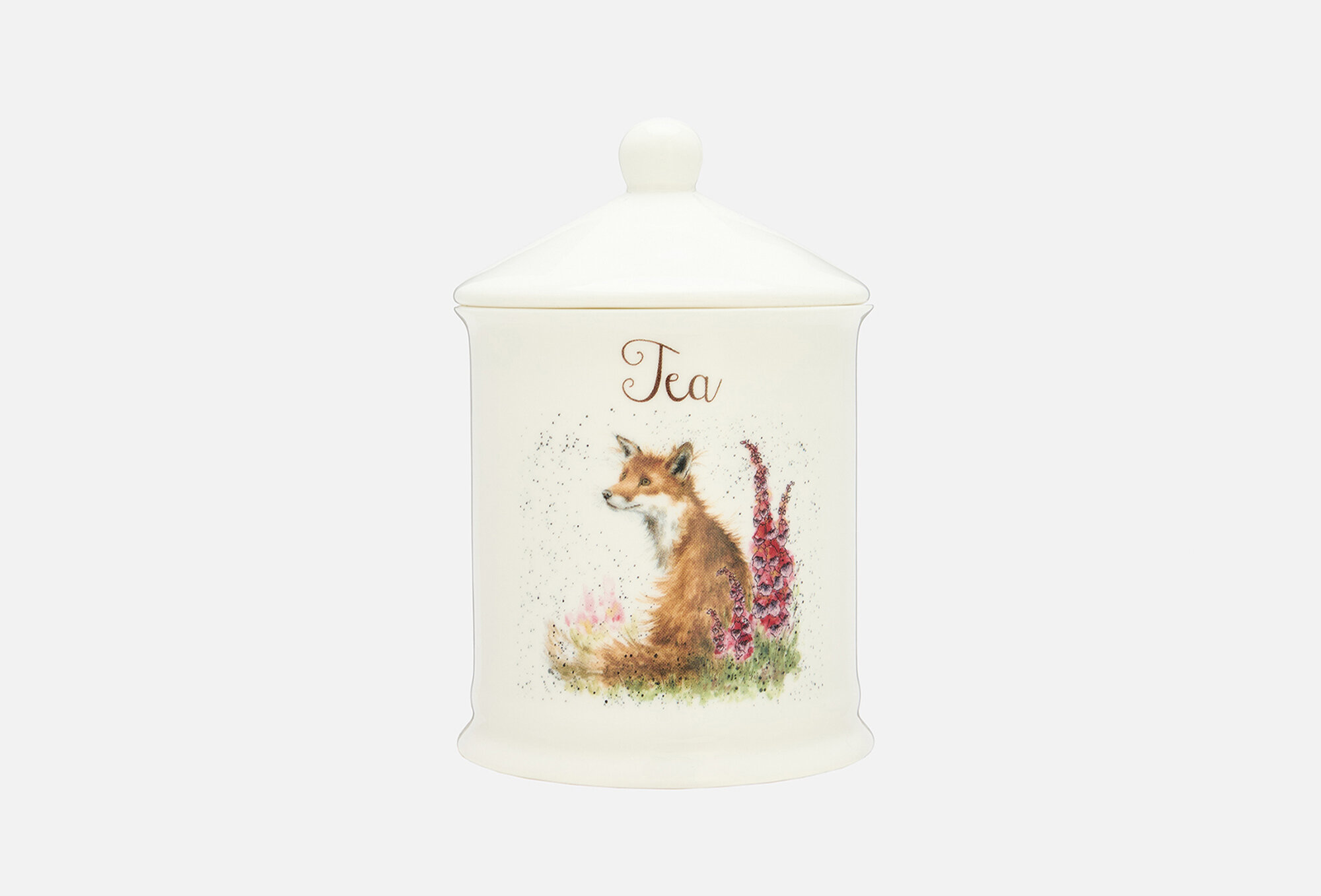 Банка для чая ROYAL WORCESTER Забавная фауна, Лиса