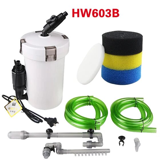 Внешний фильтр для аквариума SUNSUN HW-602/HW-603/HW-602B/HW-603B 6Вт Белый, 220V 50Hz, HW 603B