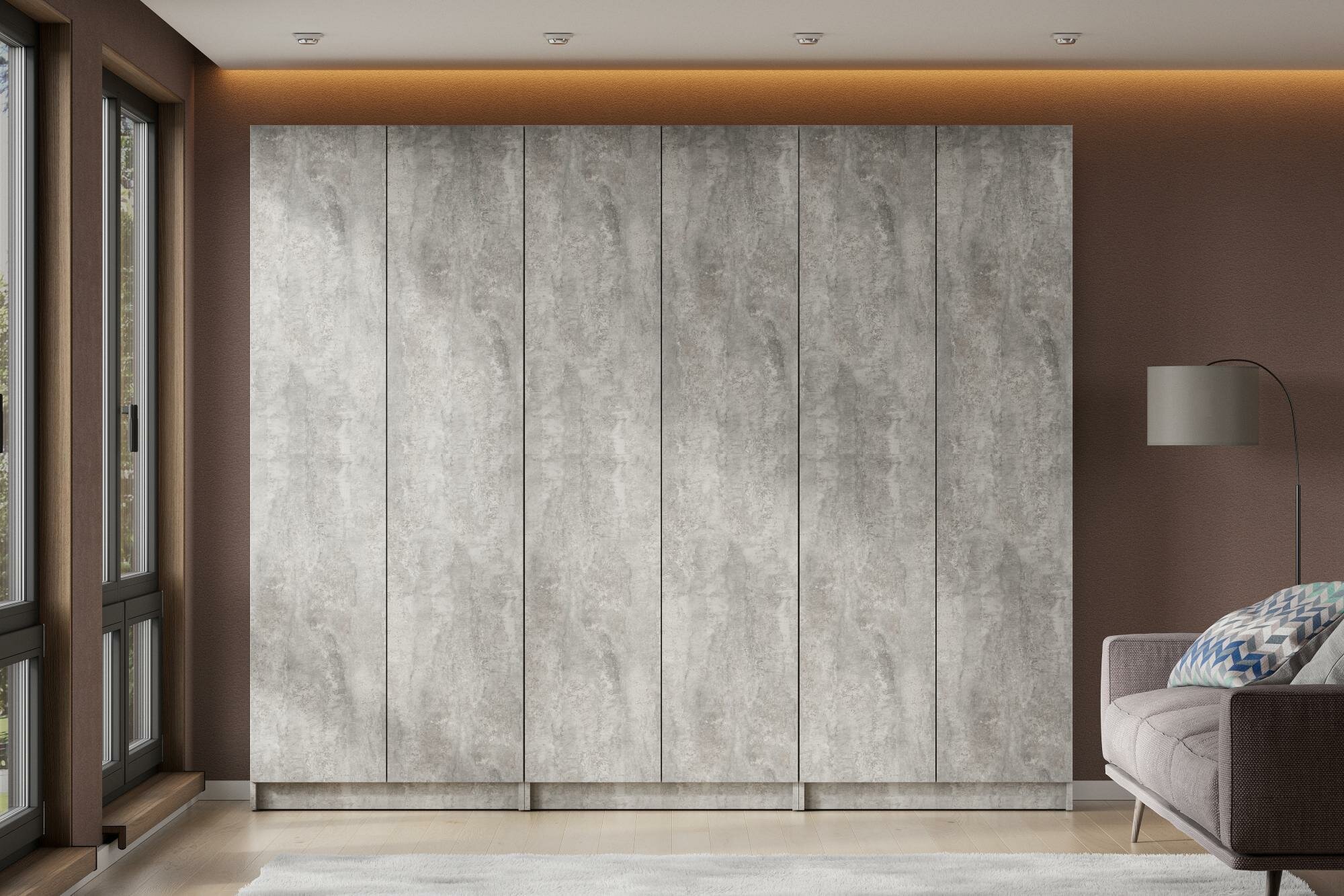 Модульная система Бали, Цемент светлый. Комплект 2