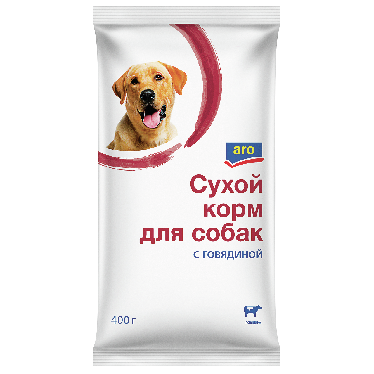 Сухой корм Aro с говядиной для собак 400 г