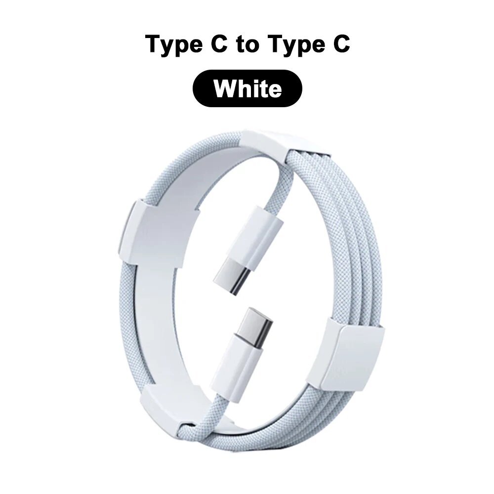 Type C to Type C белый кабель