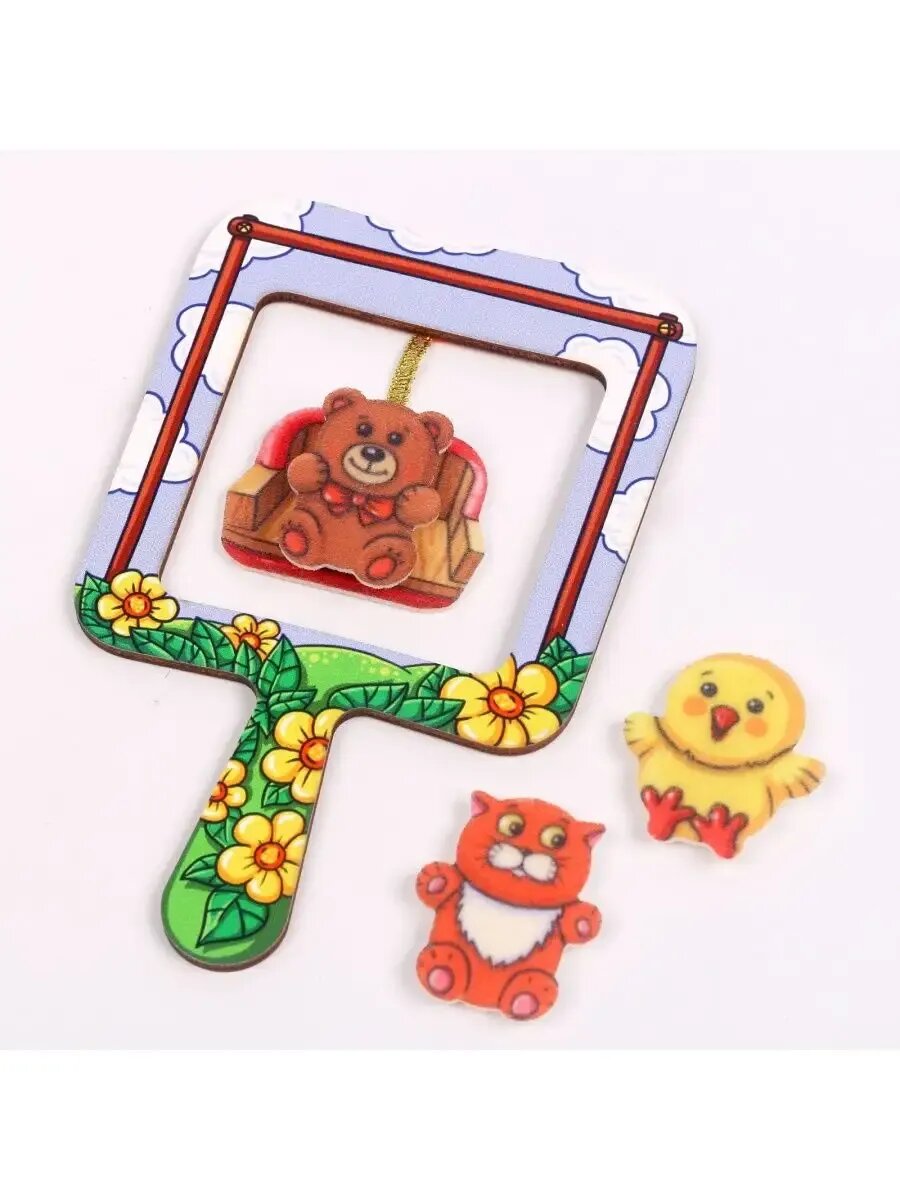 Дыхательный тренажер SmileDecor "Качели", деревянный, для детей