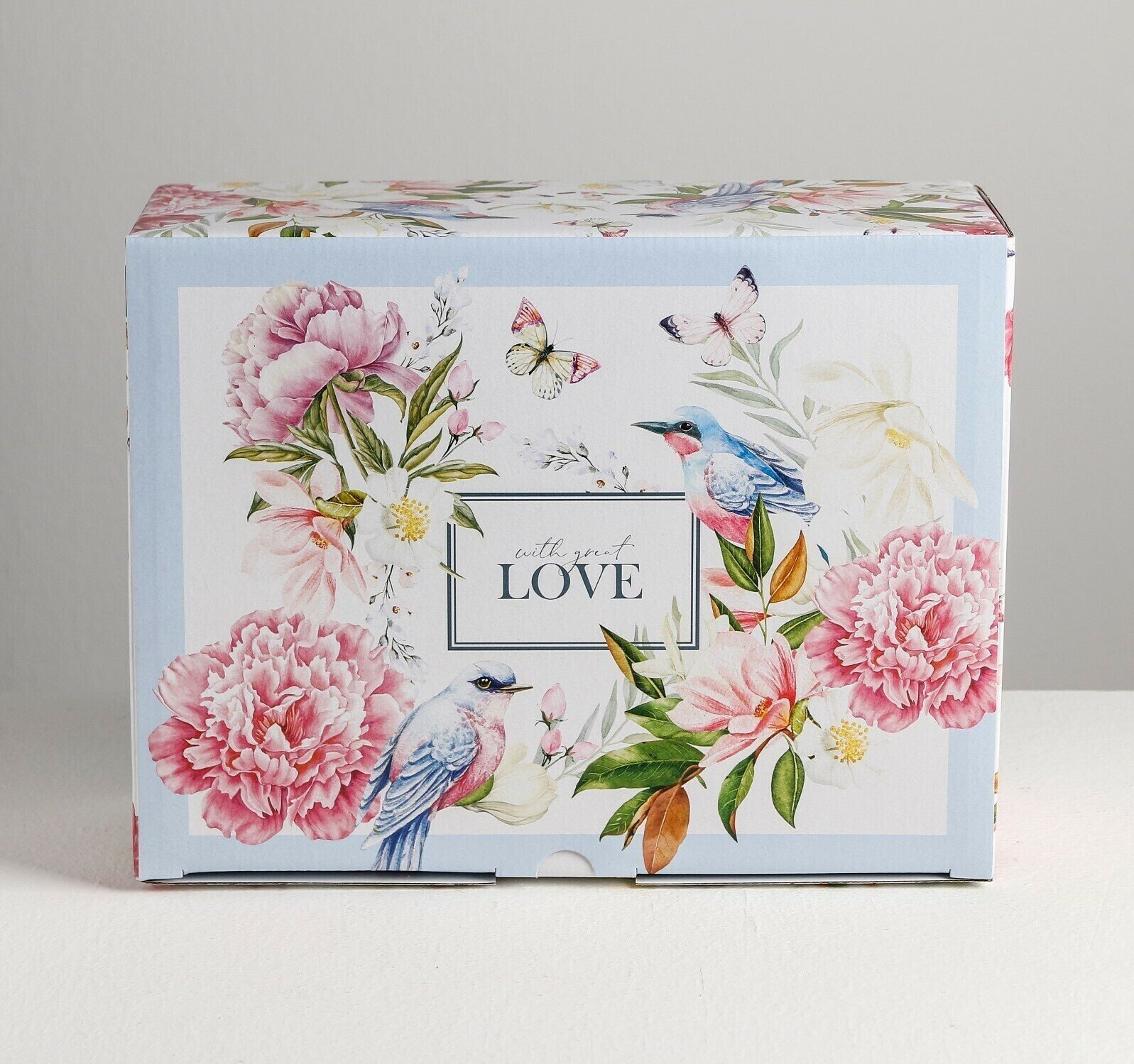 !09 Коробка кондитерская, упаковка, «Флюид» 30 х 30 х 19 см.