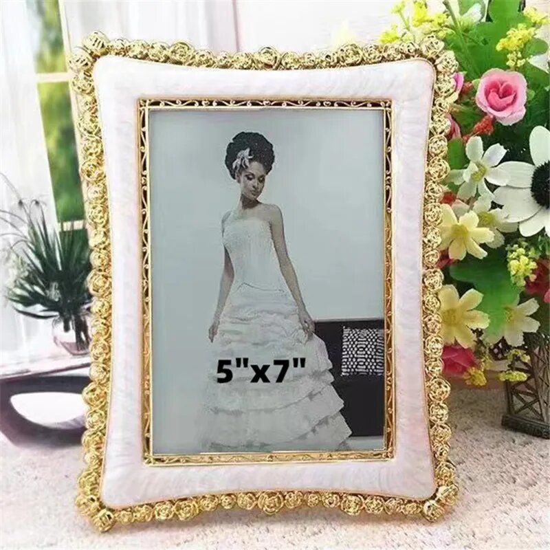 Женская Свадебная фоторамка, декоративная фоторамка для гостиной, пасторальная фоторамка фоторамка рамка для фото рамки для фотографий