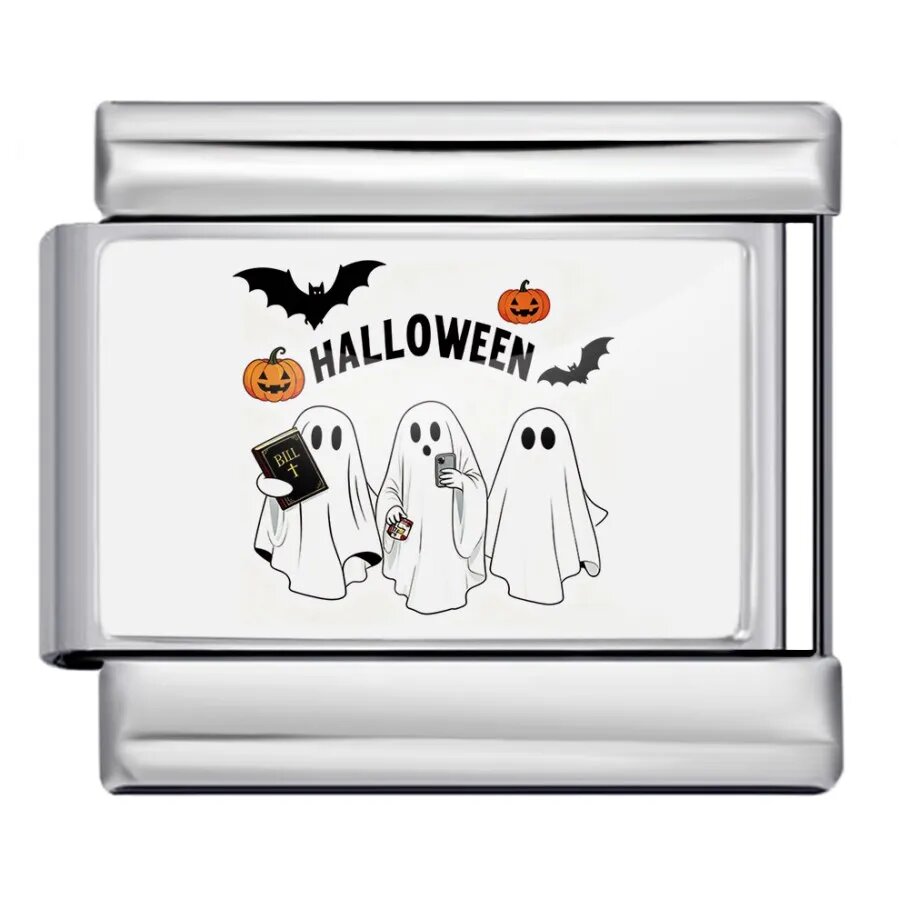 Charms URING для браслета из нержавеющей стали Белый, ICP-YCAA0001