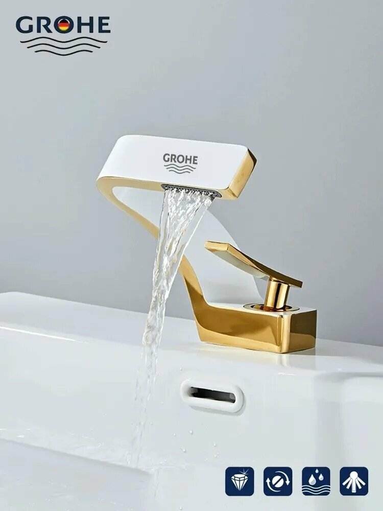 Смеситель для ванной комнаты GROHE новый смеситель для раковиныСмеситель для ванной комнаты GROHE новый смеситель для раковины