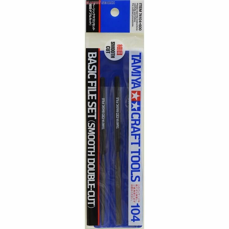 Инструменты для моделирования Tamiya-74104F File craft tools basic file set smooth double-cut Pack of 3