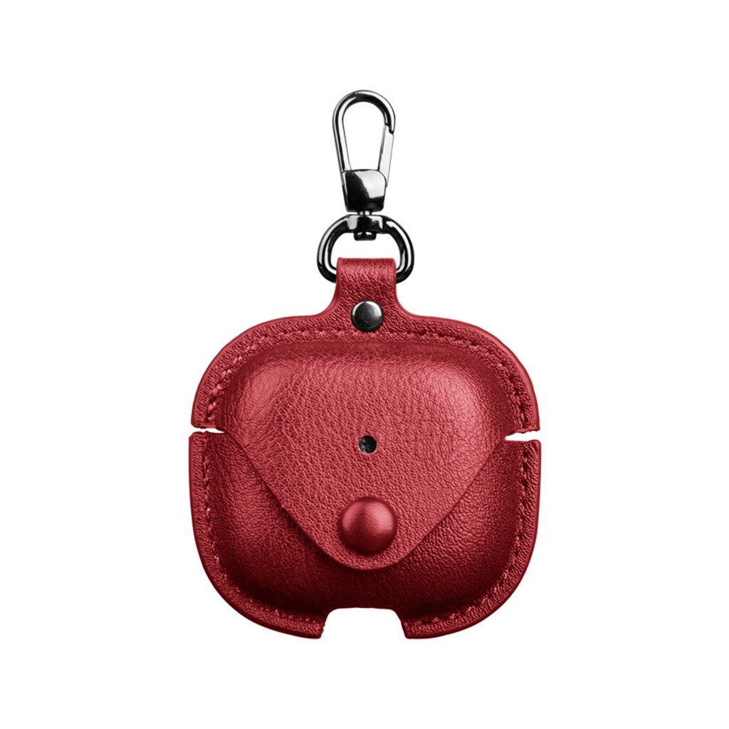 Подходит для Bluetooth-гарнитуры AirPods Pro3 с изысканным кожаным защитным чехлом-красный