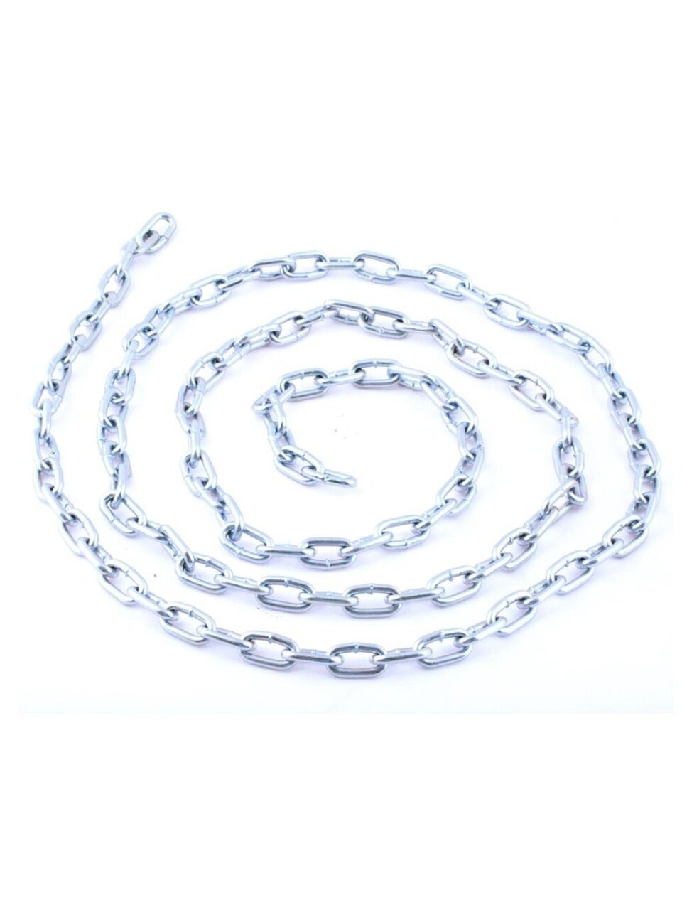 Цепь сварная короткозвенная, белый цинк, DIN766, диаметр 4х3 м, 261690