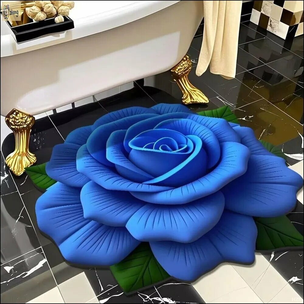 Ковер Розы 3D 80x80 см