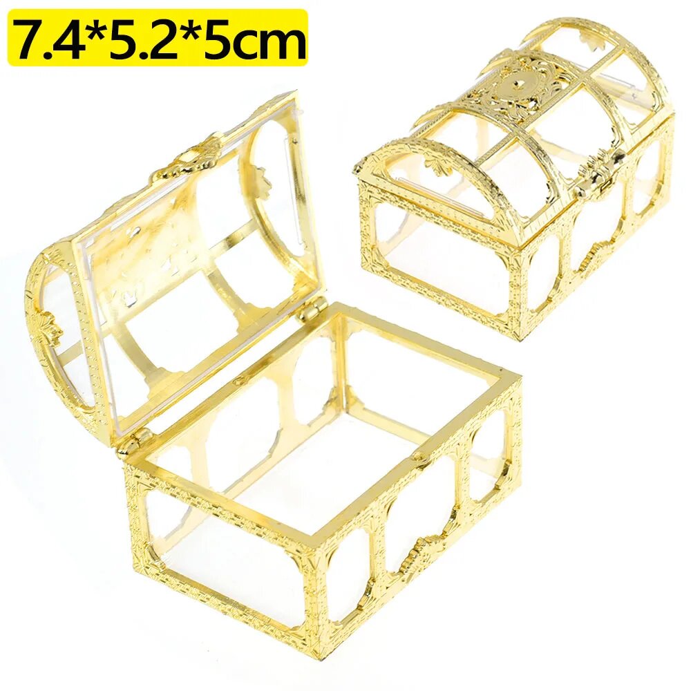 Пиратская коробка для украшений gold 01