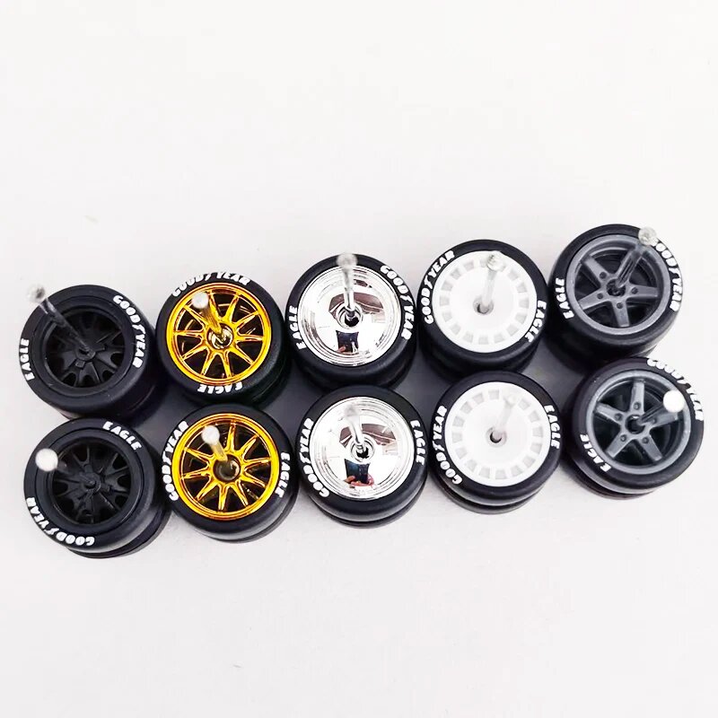 Колеса из сплава Reachon 1/64 для миниатюрных моделей 1:64 mix set D