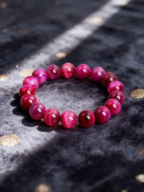 Браслет из красного тигрового глаза, натуральные каменные бусины, амулет для энергетического и духовного исцеления, защита от пороков, ручная работа, подходит как для мужчин, так и для женщин.